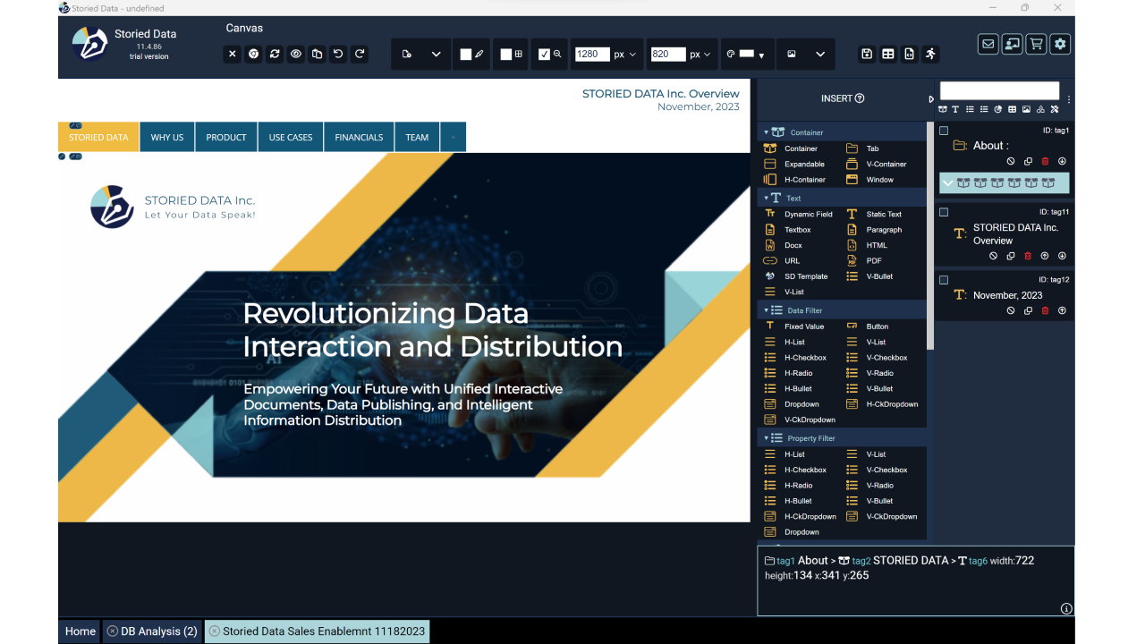 Getting to know the user interface - Create and distribute smart, data ...